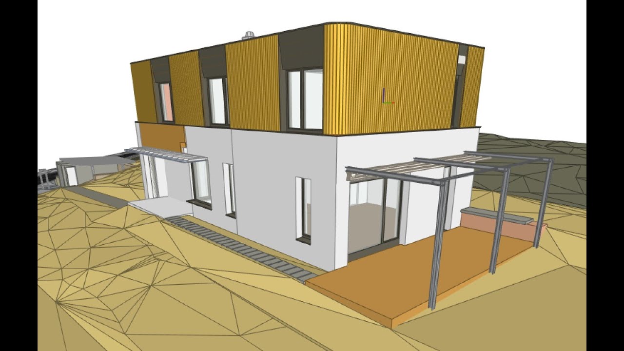 Modelarea unei case de locuit pe structura din cadre de beton armat ...