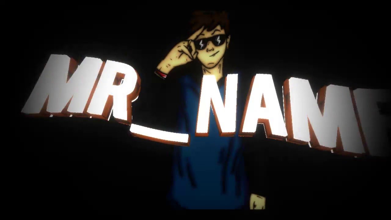 Mr_name Gaming intro! | by take back - YouTube