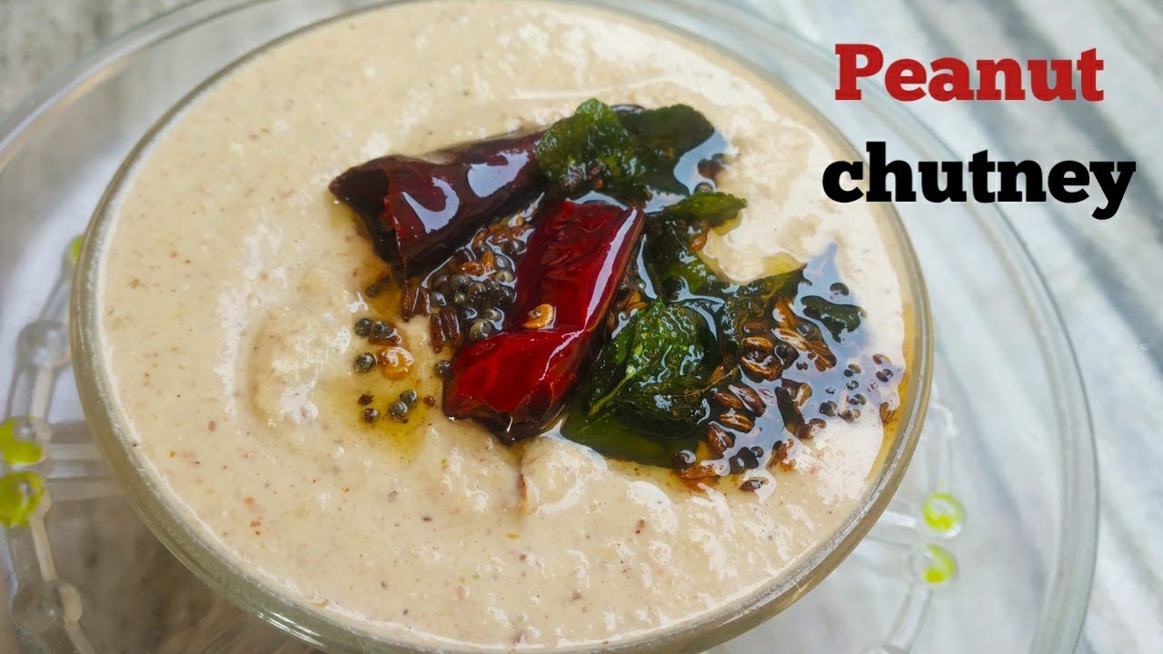 Peanut chutney|Groundnut chutney|palli chutney|పల్లి చట్నీ|peanut ...
