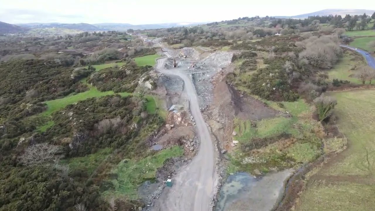 Macroom Bypass Project 2022 - January Update - Entire route - YouTube
