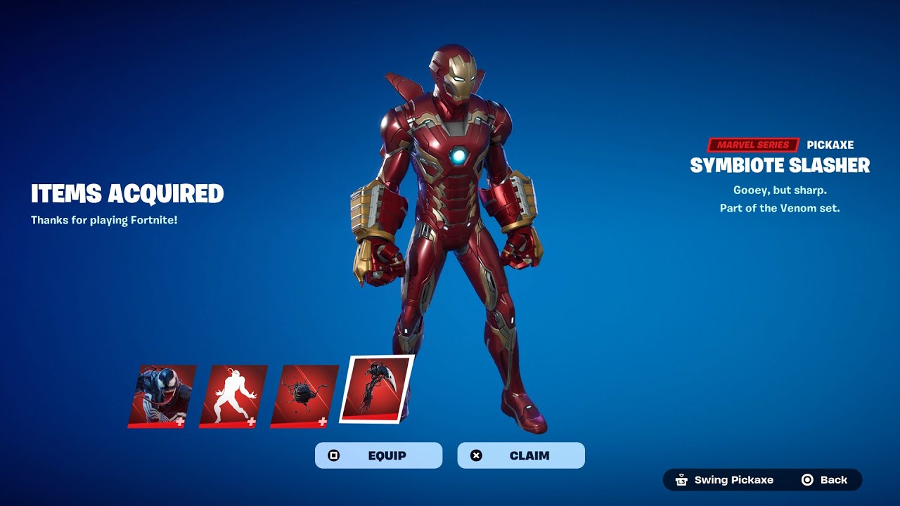 How To Get Symbiote Slasher Pickaxe FREE in Fortnite! (Unlocked ...