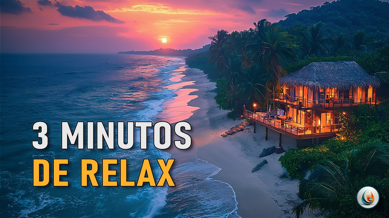 3 Minutos de Relax en la Playa al Atardecer - YouTube