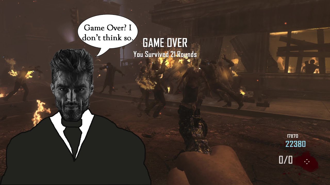 BO2 Zombies | Self Reviving After Game Over - YouTube