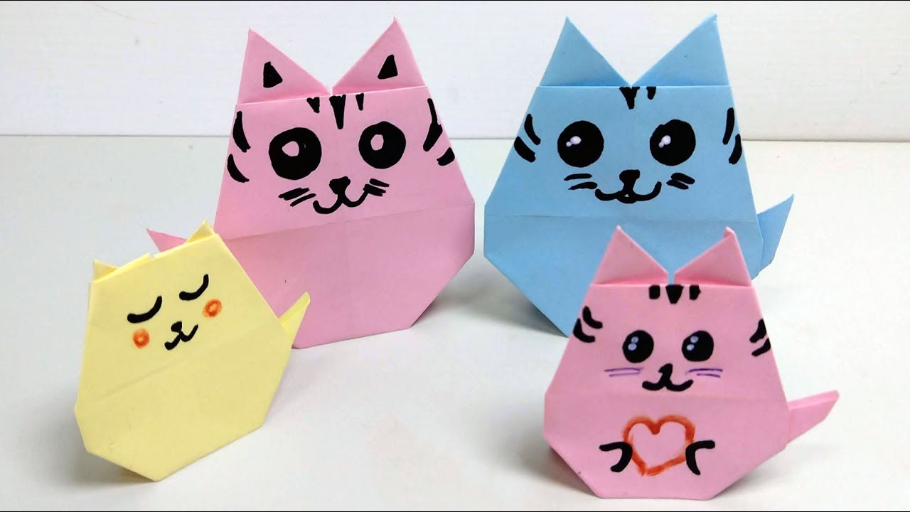 Dobradura De Gato De Papel - REVOEDUCA