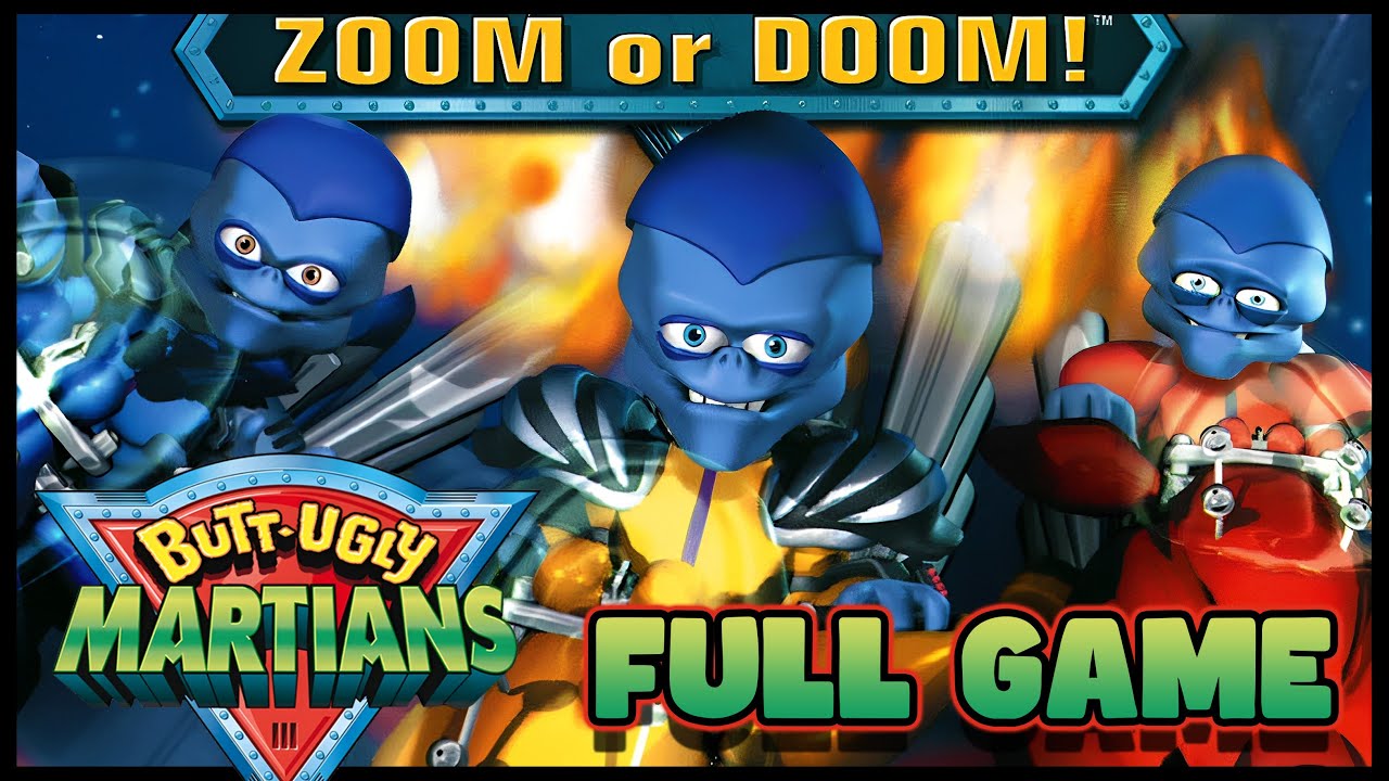 Butt Ugly Martians: Zoom or Doom FULL GAME Longplay (Gamecube, PS2 ...