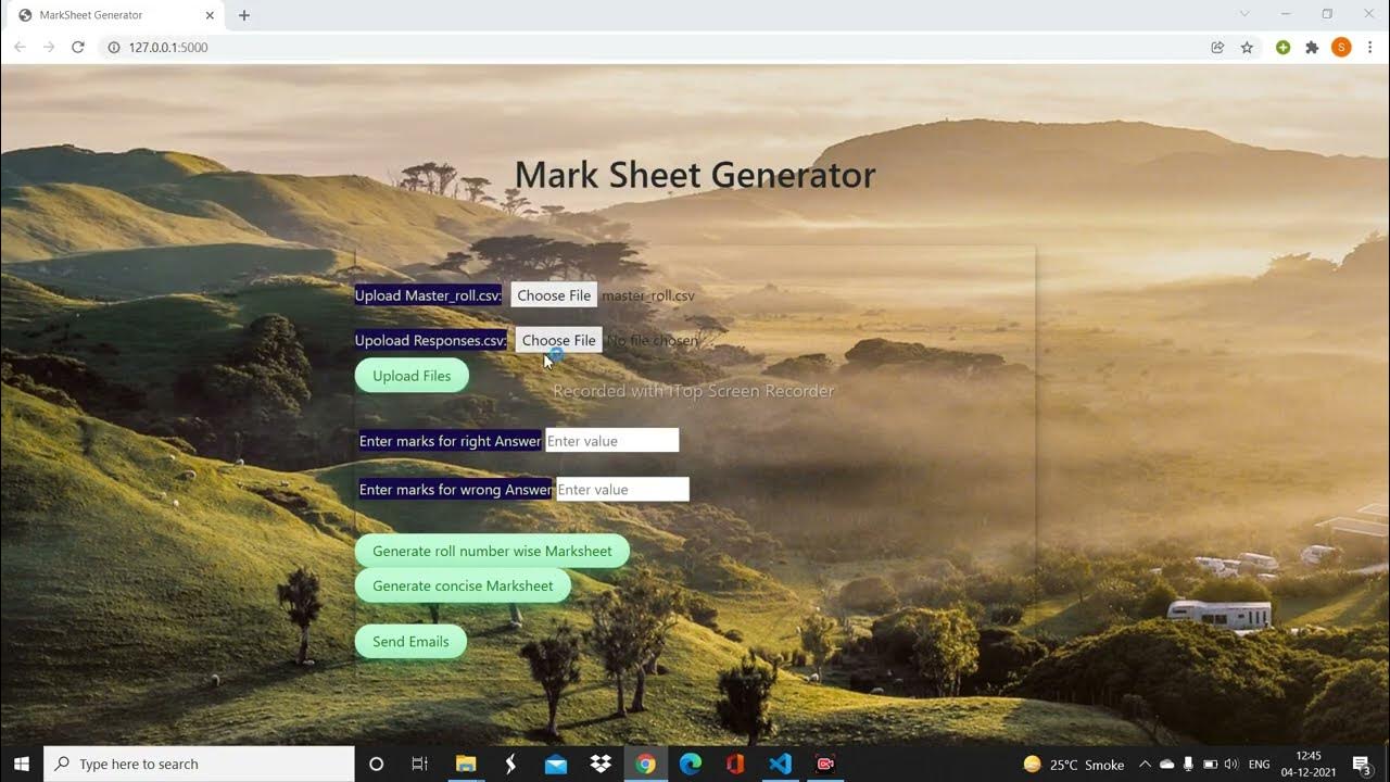 Dynamic-Marksheet-Grading-System-Automator - YouTube