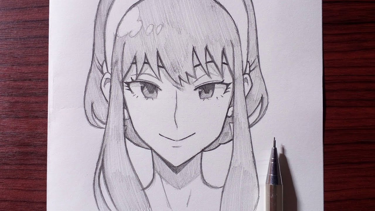 How to draw Yor Forger easy step by step - YouTube