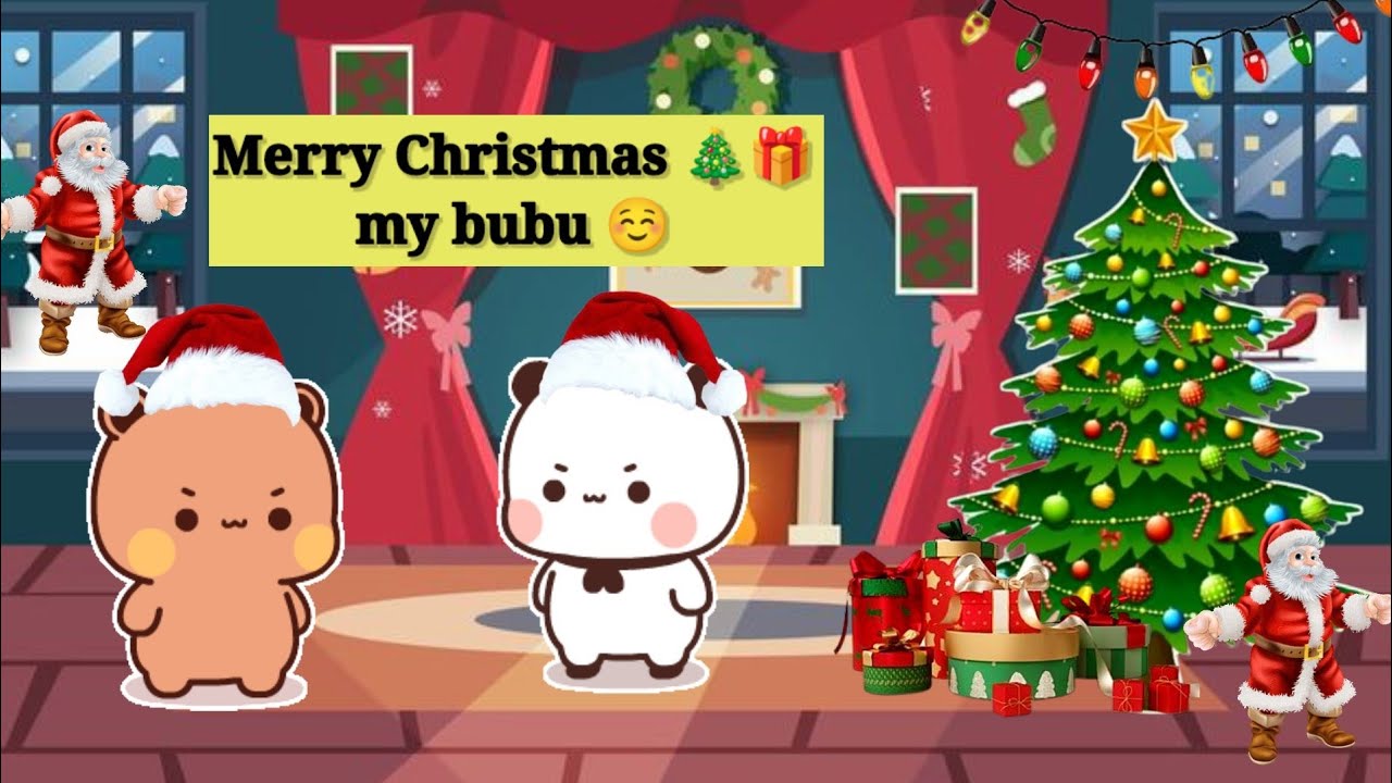 Merry Christmas My Cute Dubu 🎄🎁 |Cute bubu dubu | Christmas Of Dubu ...