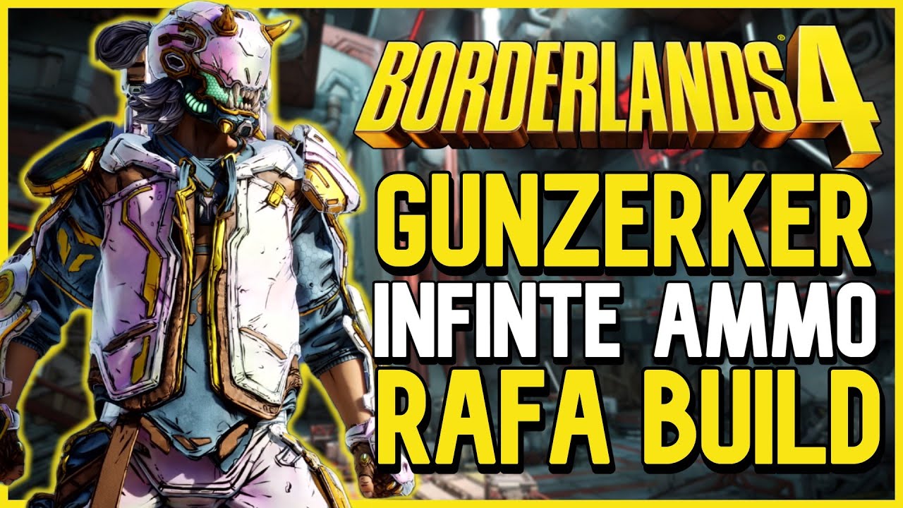 Gunzerker Rafa Build (Infinite Apophis Lance & Ammo) - Borderlands 4 ...