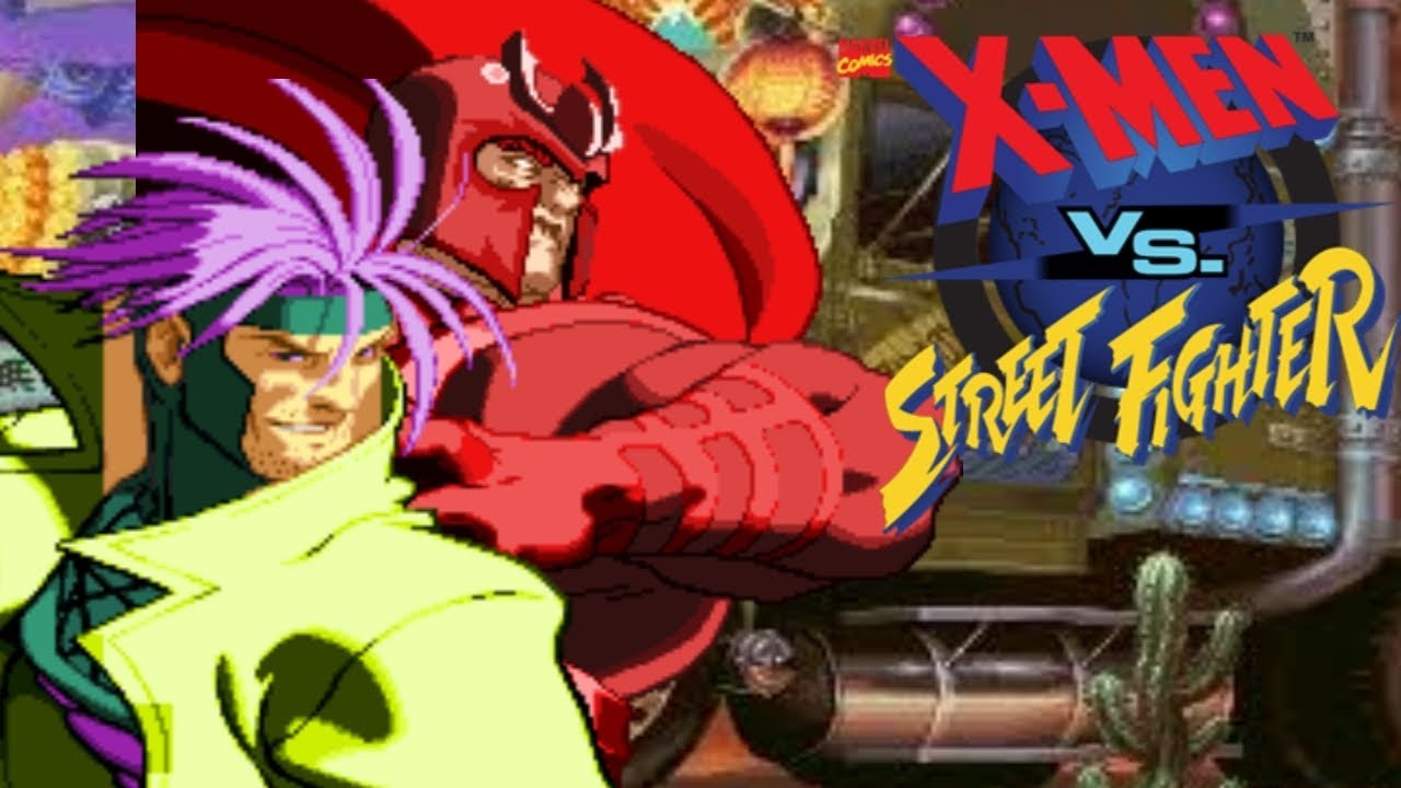 X-Men Vs Street Fighter - Magneto & Gambit - YouTube