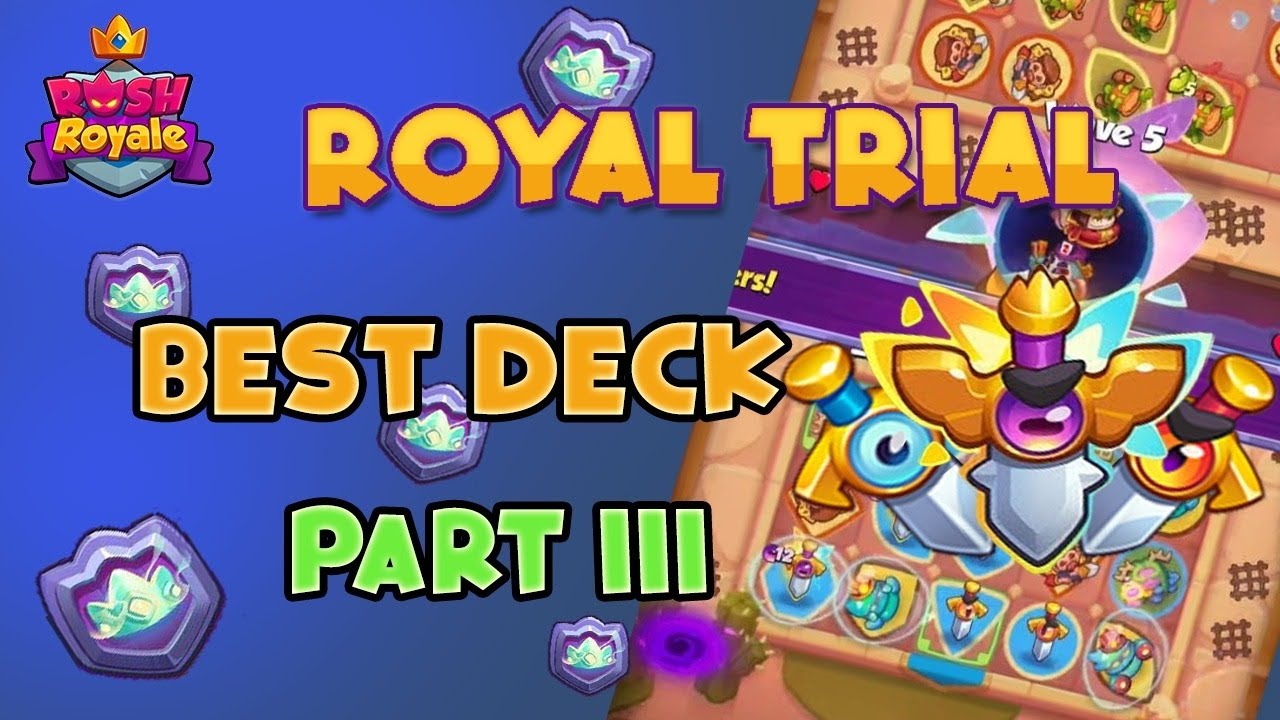 ENCHANTED SWORD LVL 9 gameplay • part 3 Royal Trial deck | PVP Rush ...