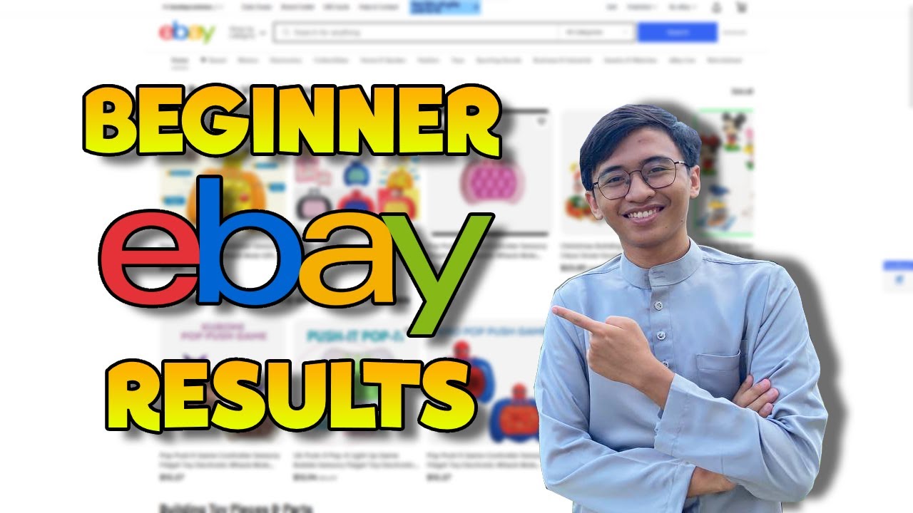 My RESULTS Selling On EBAY As A Beginner - YouTube