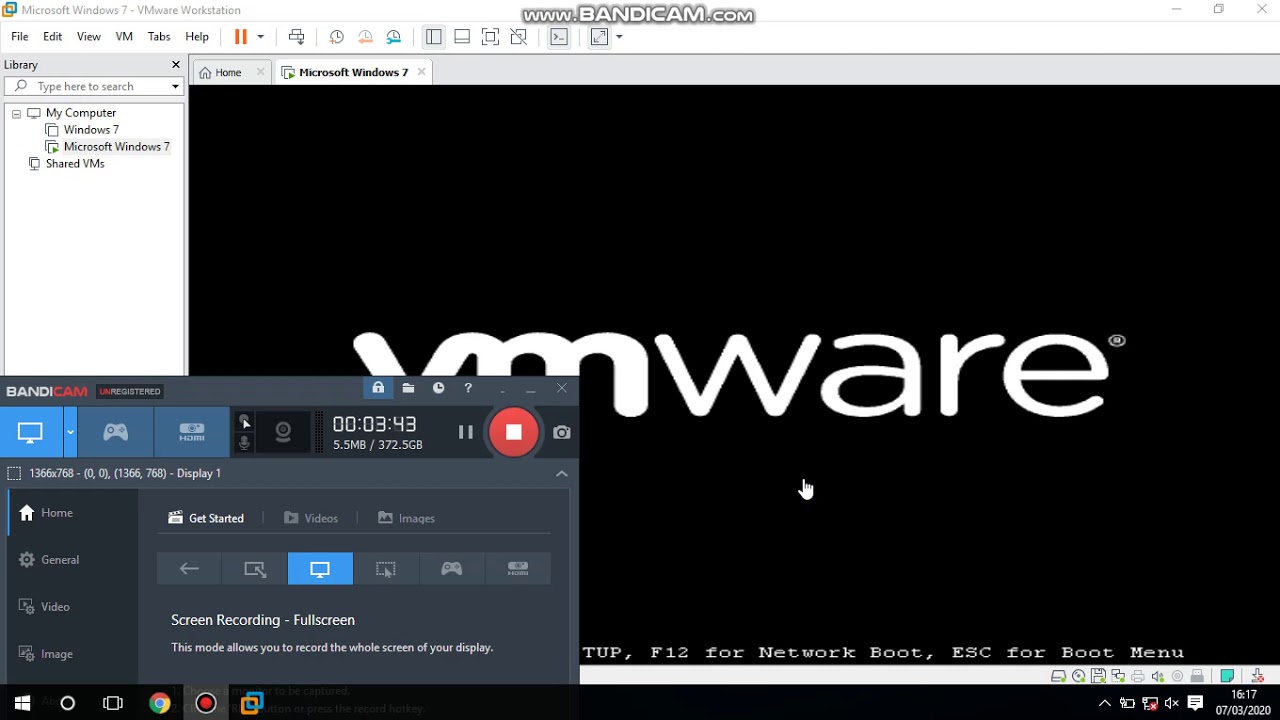 How To Install Windows 7 On Vmware Youtube 0027