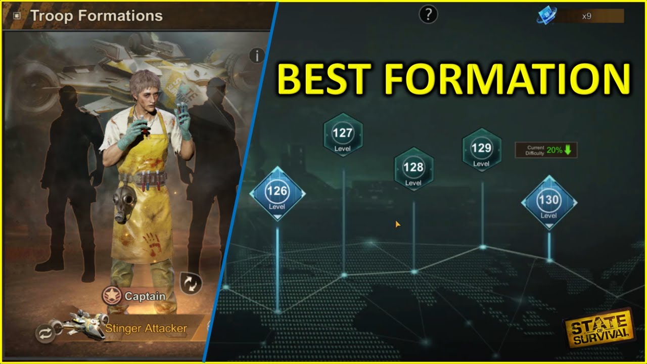 Plane Event formation ( Use on Level 183 - 186): State of Survival ...