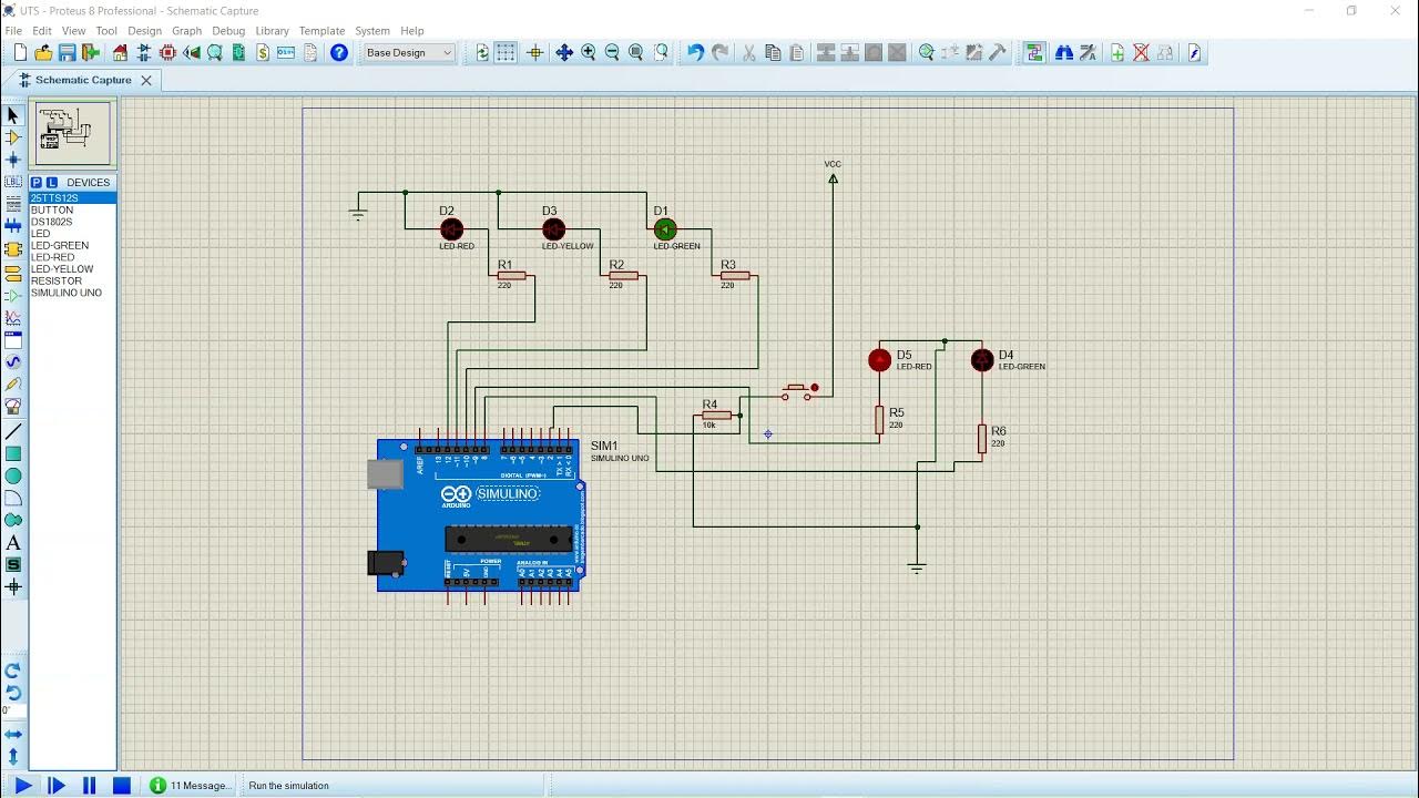 Interactive Traffic Lights Using Arduino Uno - YouTube