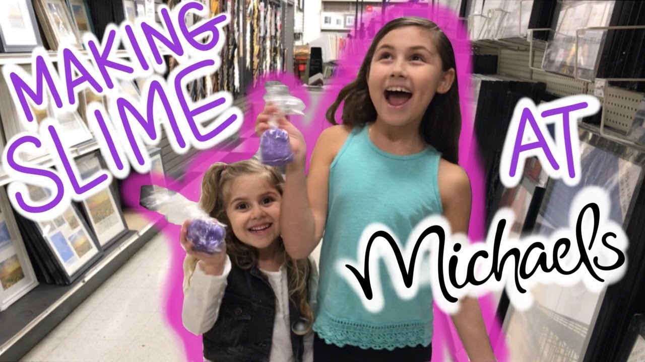 Making Slime at Michaels Crafts - YouTube