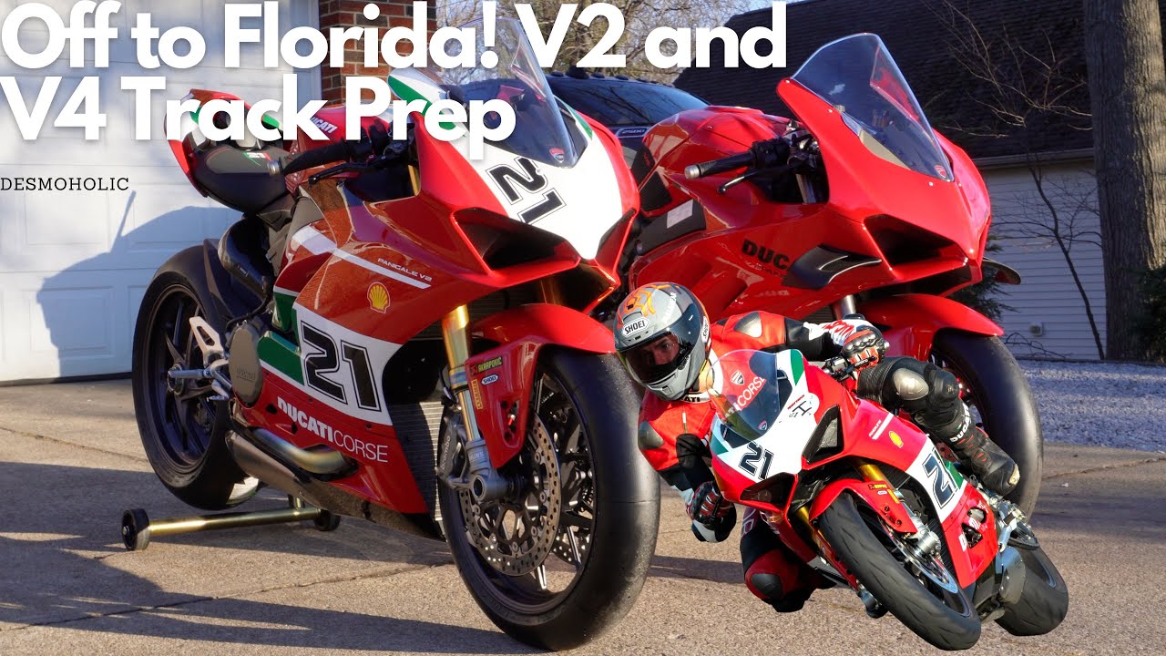 Track Day Prep 1 Week Out: Panigale V2 and V4 - YouTube