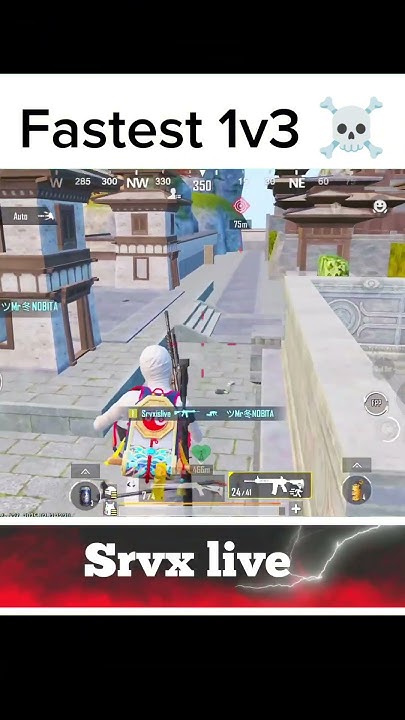 "1v3 Clutch in BGMI! Insane Jiggle & Reflexes ⚡🔥 #BGMI #1v3Clutch #BGMIShorts # ...