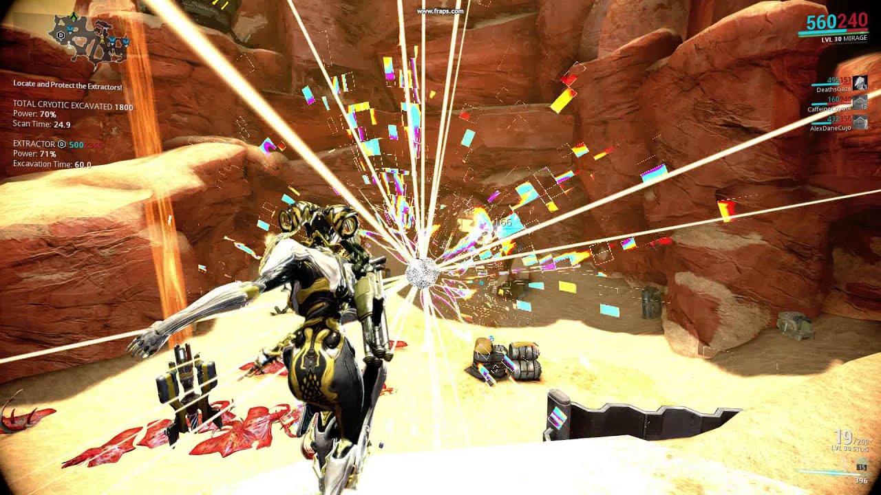 Warframe Mirage infinite disco ball - YouTube