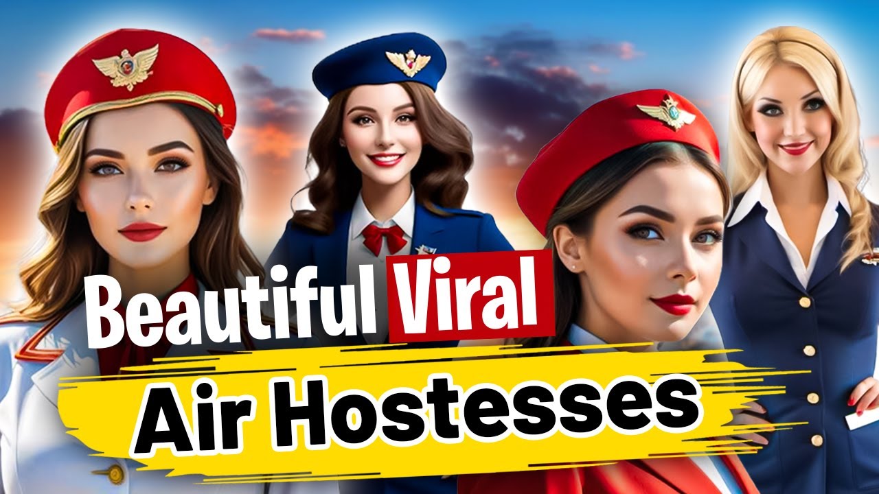 Top 30 Most Beautiful Air Hostesses in The World - YouTube