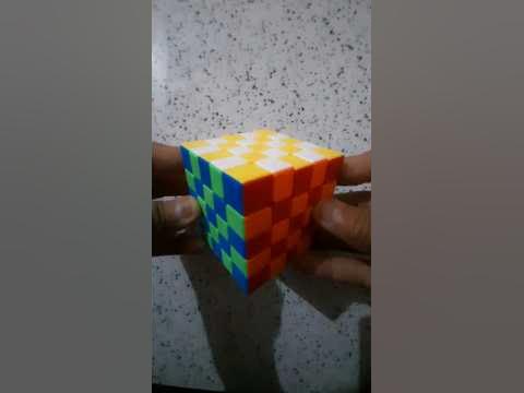 Master the Checkerboard Pattern: Step-by-Step Guide for the 5x5 Rubik's Cube # youtube shorts ...