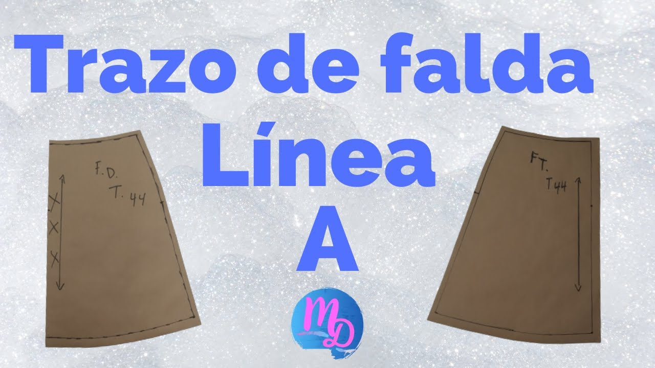 Trazo falda línea A - YouTube