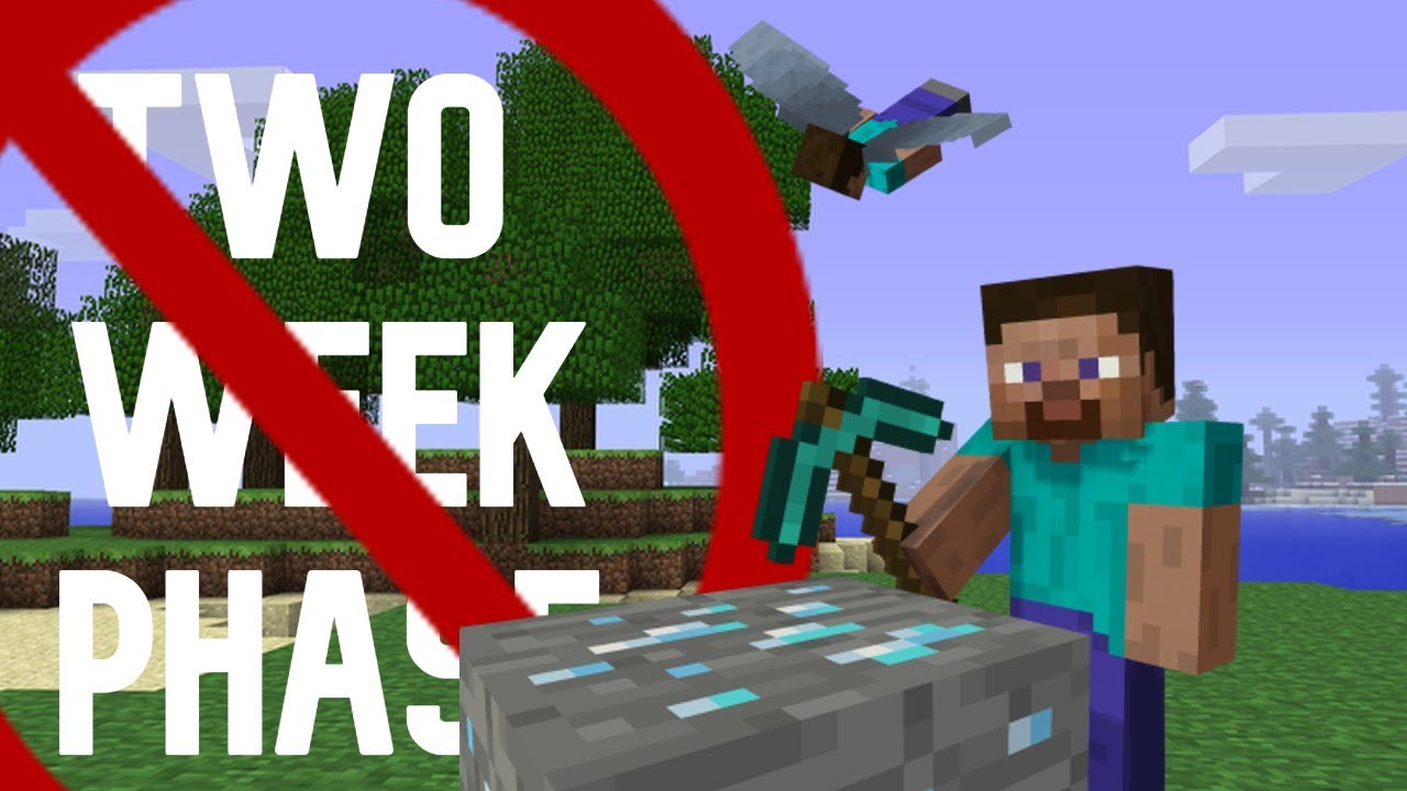I BEAT the 2 Week Minecraft Phase. - YouTube