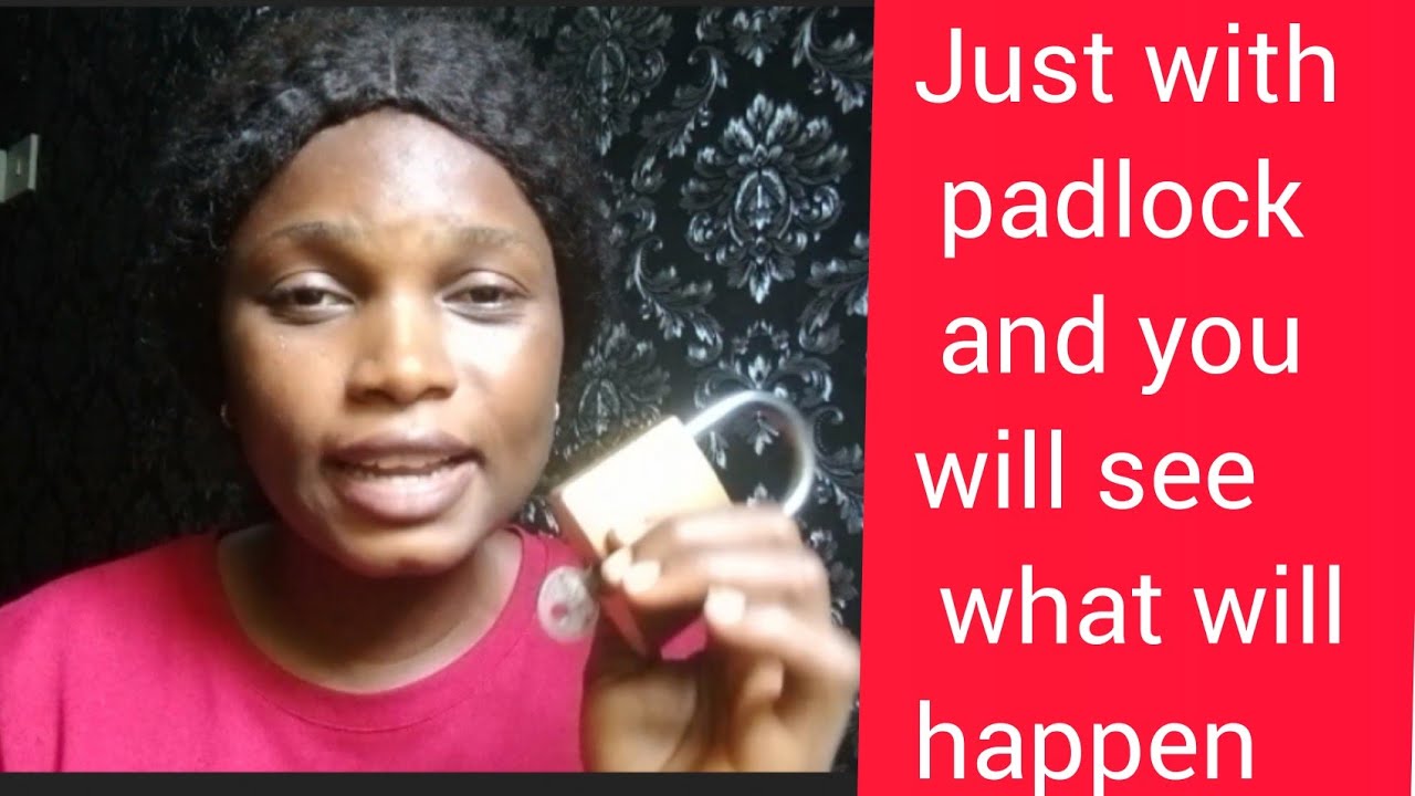 Do this with padlock and you will see what will happen. - YouTube