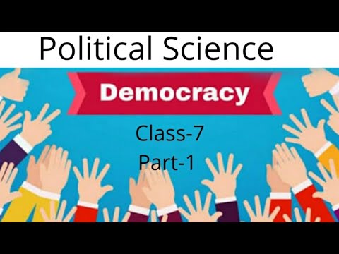 Class-7 Political Science chapter-1 Democracy part-1 - YouTube
