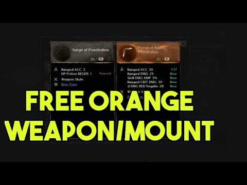 CHANCE FREE ORANGE WEAPON AND MOUNT - NIGHT CROWS - YouTube
