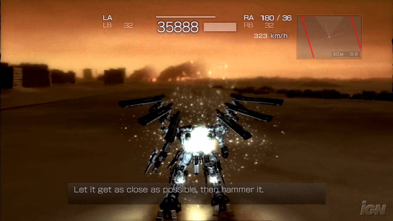Armored Core 4 Xbox 360 Gameplay - Sneak Attack (HD) - YouTube