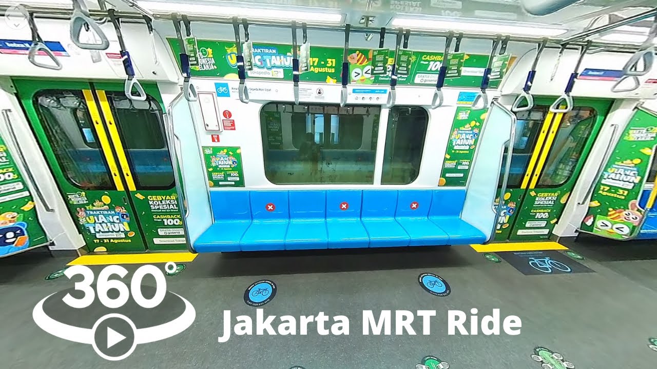 360° Naik MRT di Jakarta | Taking Jakarta MRT Experience - VR Travel ...
