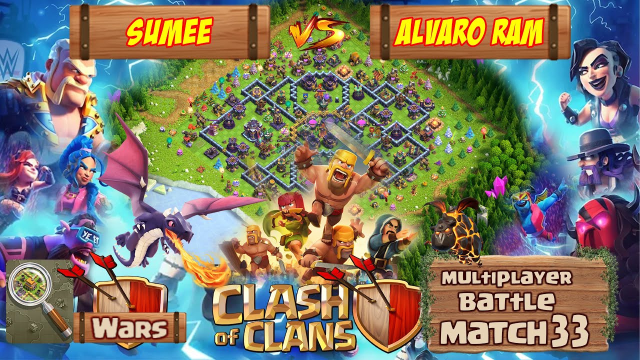Multiplayer Battle 2025 Match 33 Sumee VS Alvaro Ram |Clash of Clans ...