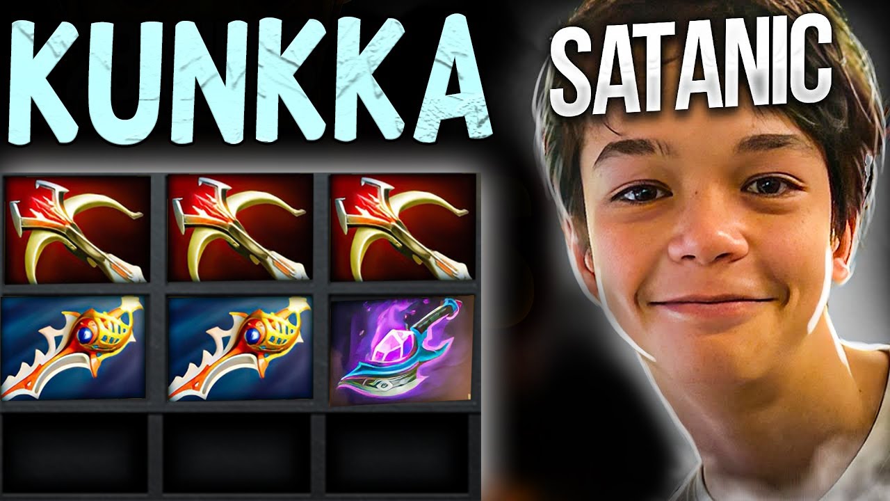 How SATANIC Farms Like Crazy with KUNKKA – Rank 1 Dota 2 Guide! 🔥 - YouTube