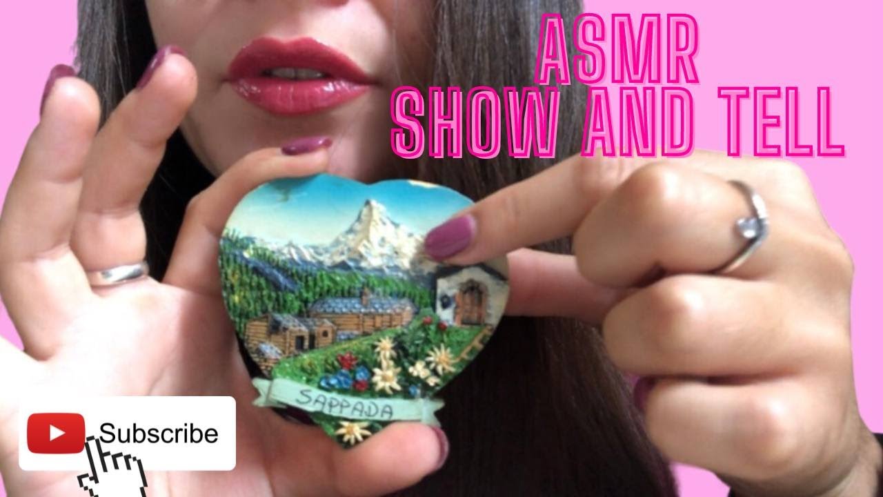 ASMR ita | primo video Show & Tell CALAMITE 🌅🌆 #asmrita #showandtell # ...