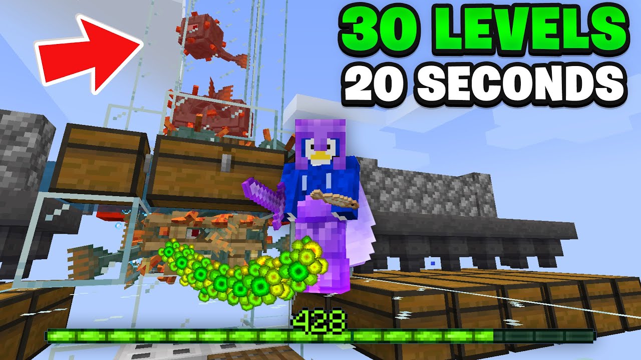 I Built The FASTEST XP FARM in Minecraft! - YouTube