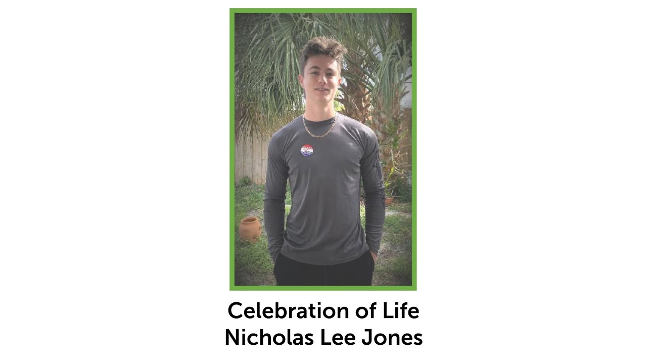 Celebration of Life of Nicholas Lee Jones -- August 26, 2023 - YouTube