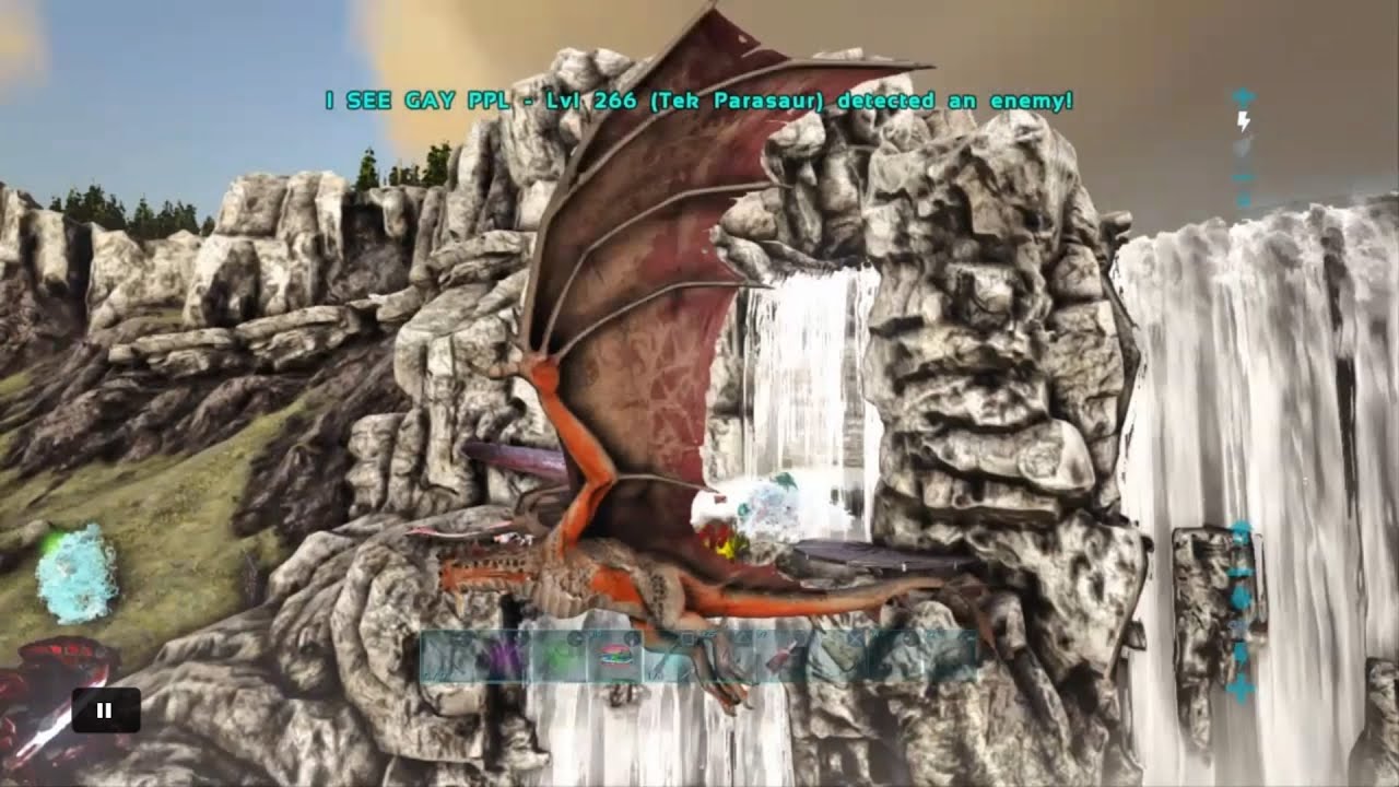 ARK OFFICIAL PVP | Wiping Triple Waterfall - YouTube