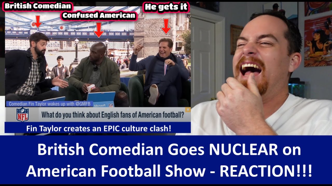 American Reacts British Comedian Confuses Americans - Fin Taylor on ...