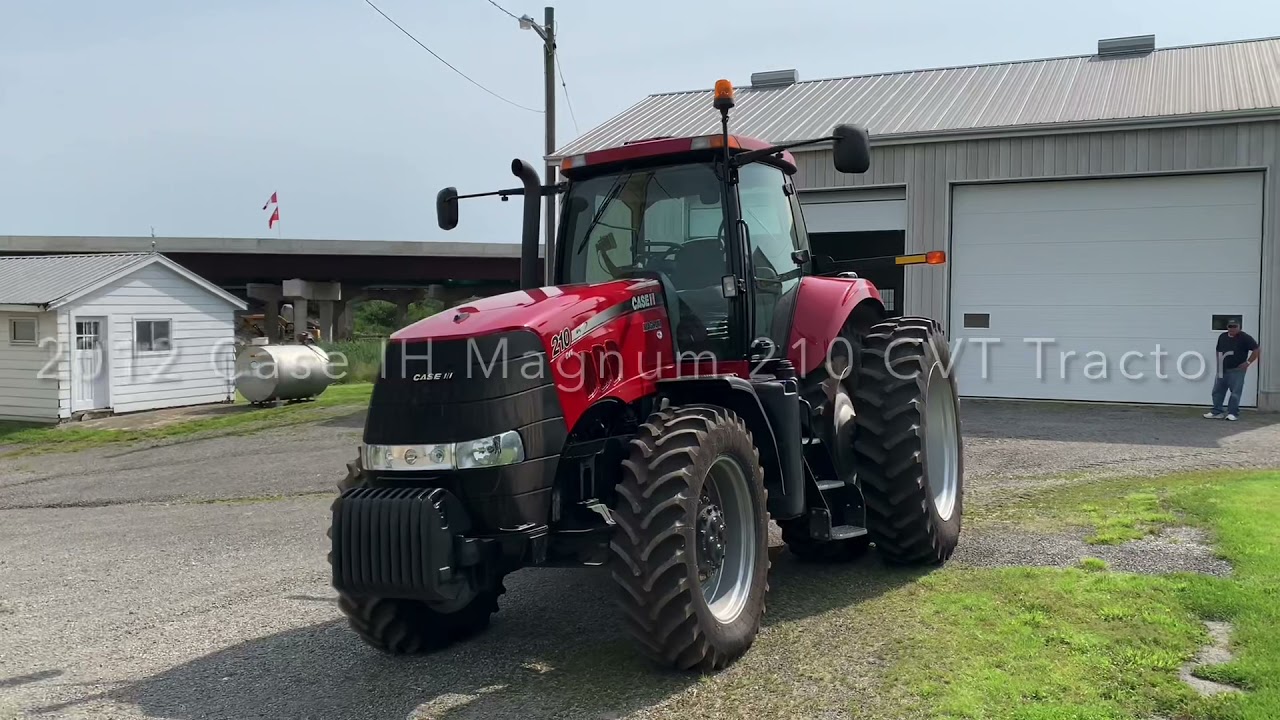 2012 Case IH Magnum 210 CVT - YouTube