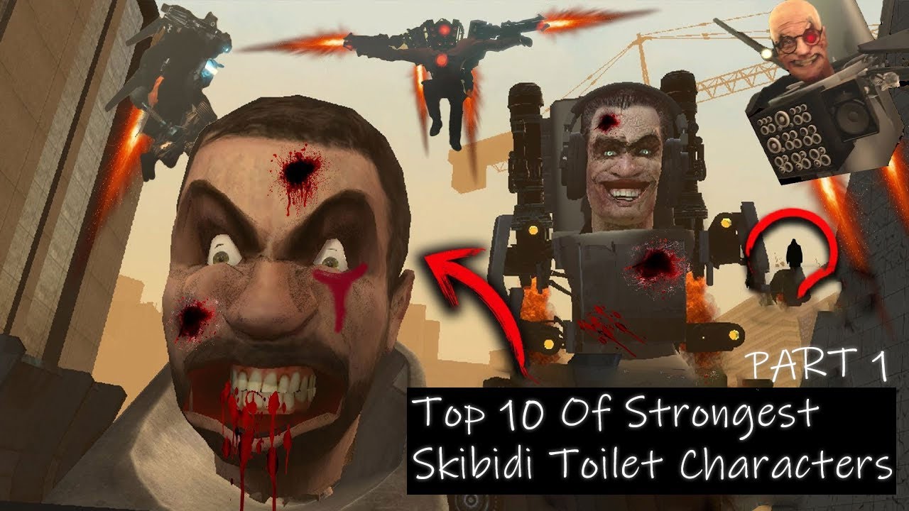 Top 10 Of Strongest Skibidi Toilet Characters - PART 1 - YouTube