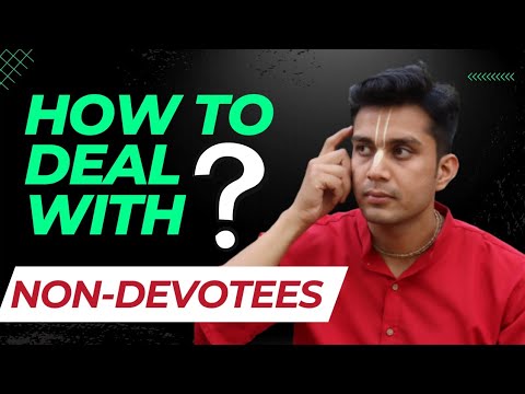 How to deal with Non - Devotees| Iskcon | Rajat Sharma - YouTube