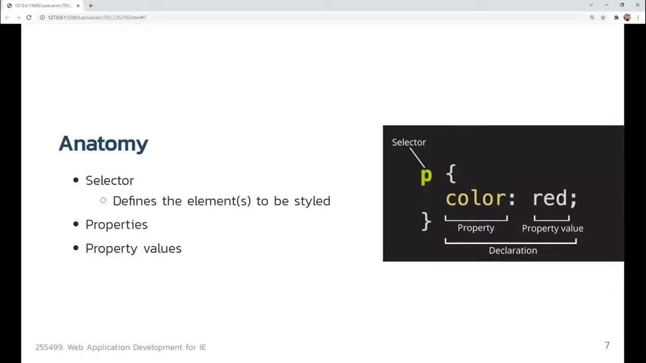 (Extra) CSS Part 1 - YouTube