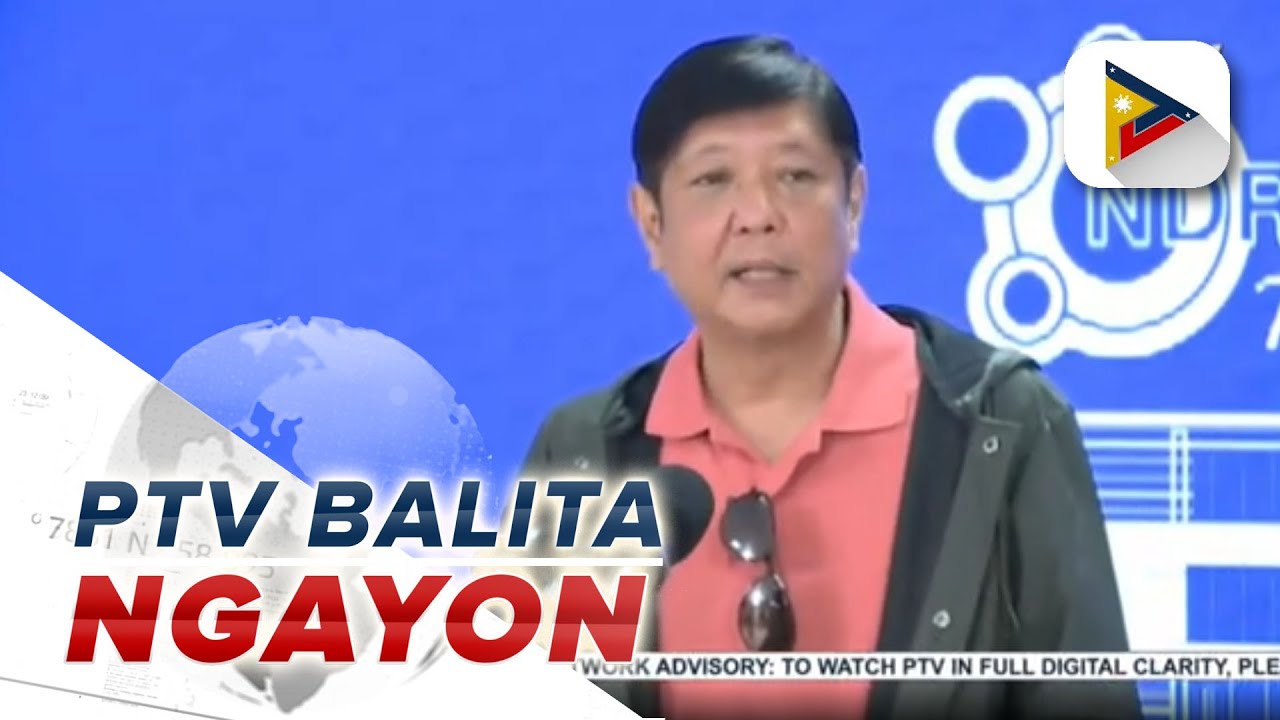 Press briefing ni Pangulong Ferdinand R. Marcos Jr. patungkol sa ...