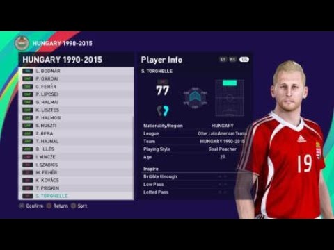 PES 2021 HUNGARY CLASSIC 1990-2015 PS4 - YouTube