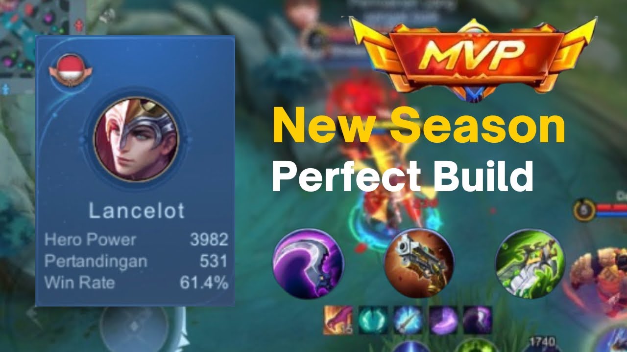 LANCELOT NEW PERFECT BUILD + AWAL SEASON LANGSUNG CEPAT KE MYTIC PAKE ...