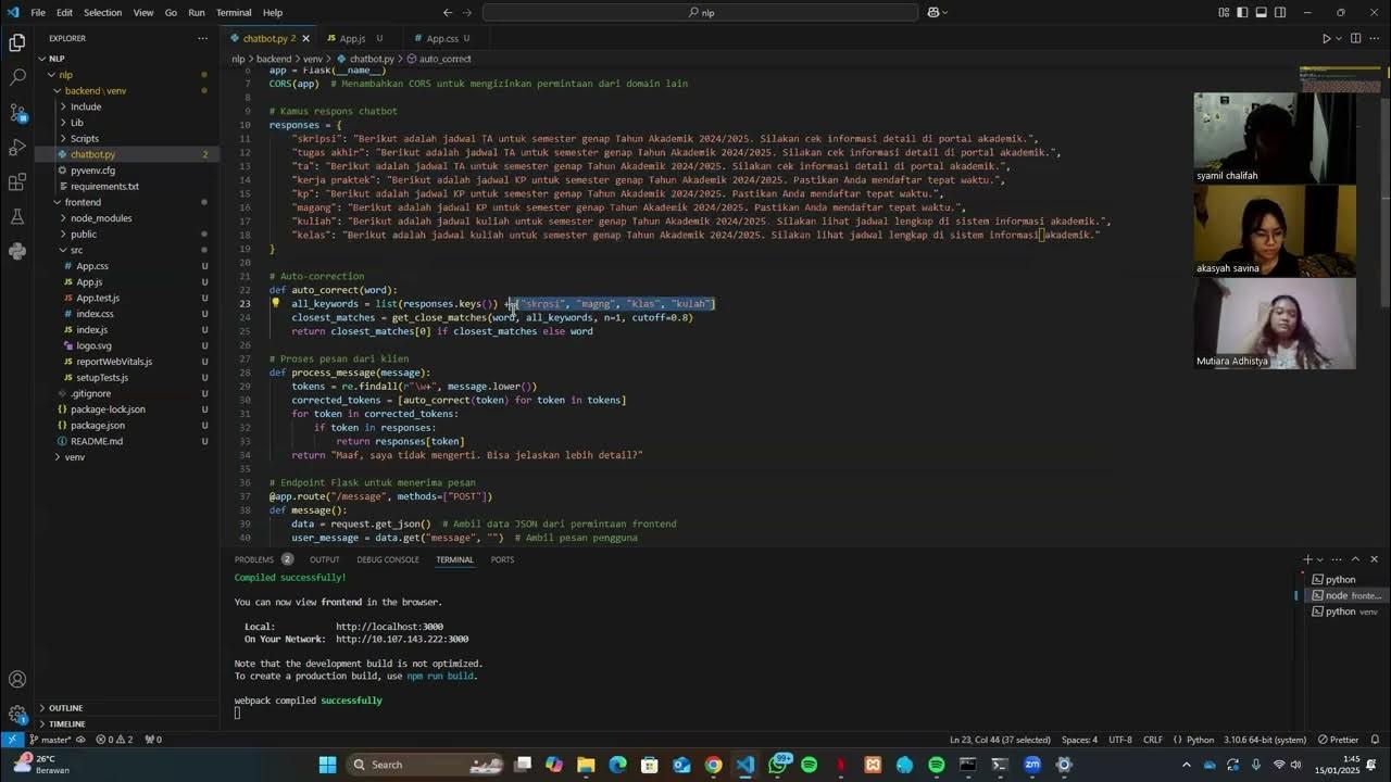 UAS Natural Language Processing Chatbot - YouTube