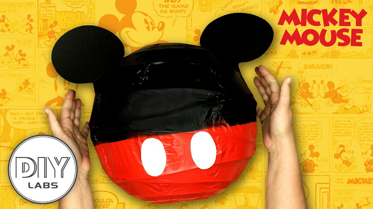 MICKEY MOUSE CENTERPIECE | Paper Craft | Fast-n-Easy | DIY Labs - YouTube