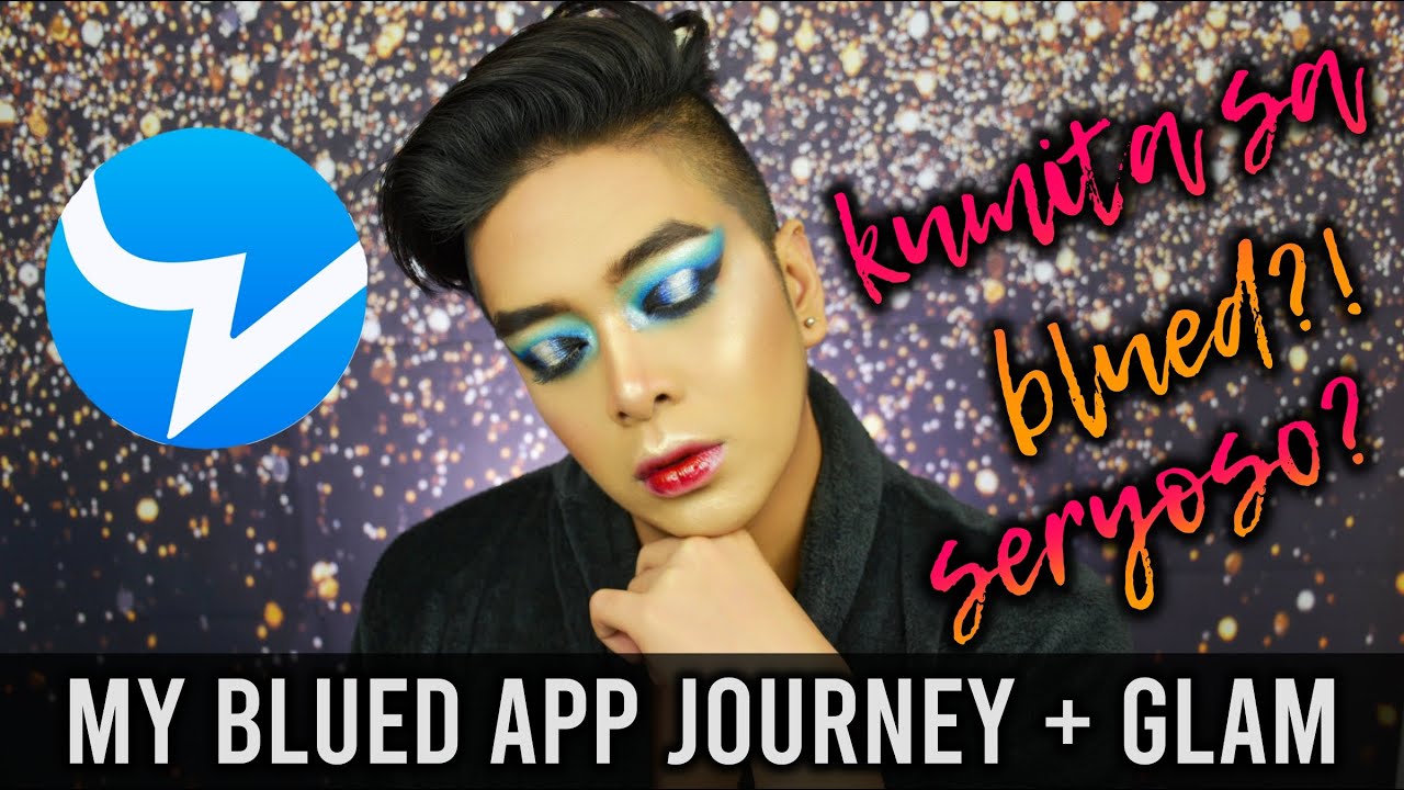 MY BLUED APP JOURNEY | BLUED GLAM | TUTORIAL |xxooVince - YouTube