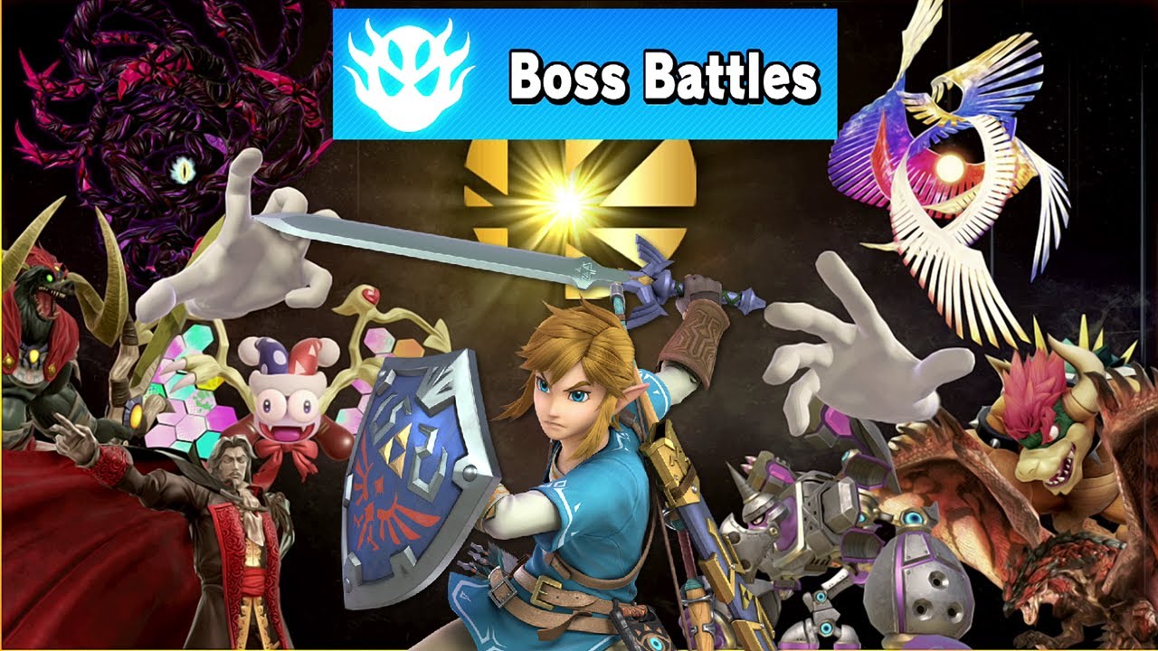 Super Smash Bros. Ultimate - Boss Battles with Link - YouTube